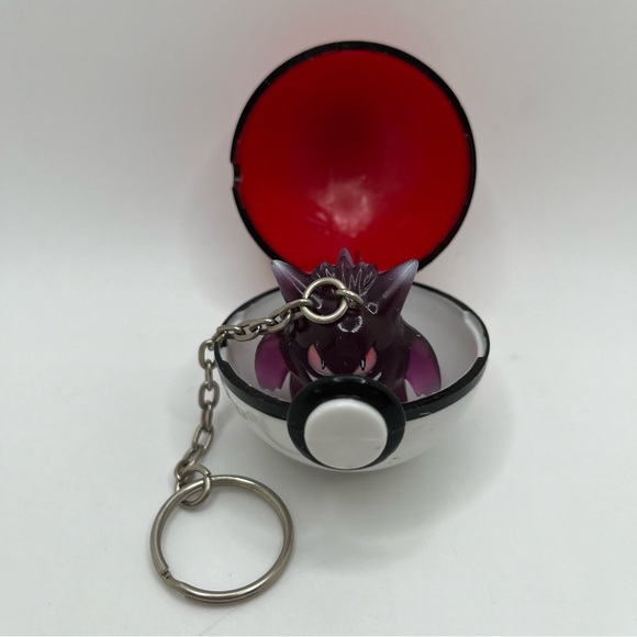 Pokemon | Toys | Vintage Pokemon Gengar Keychain 999 Basic Fun Catch ...